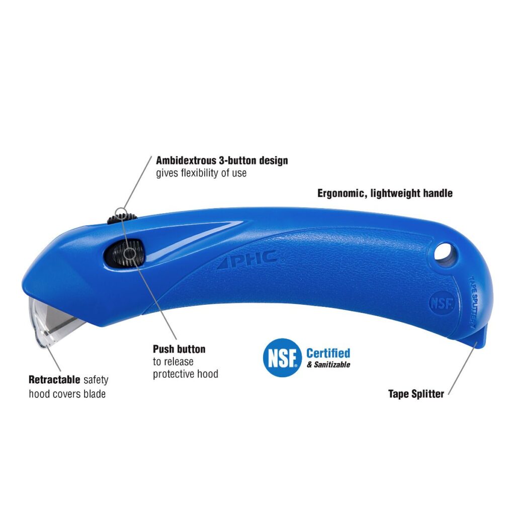 RSC-432 Restaurant Safety Cutter w/ Auto-Locking Safety Hood - SRV ...