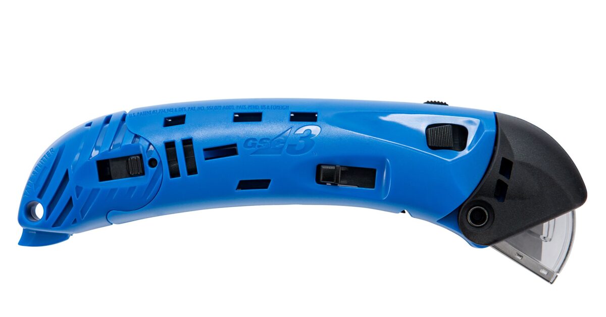 GSC3 Auto-Locking Safety Hood Utility Knife - SRV Damage Preventions